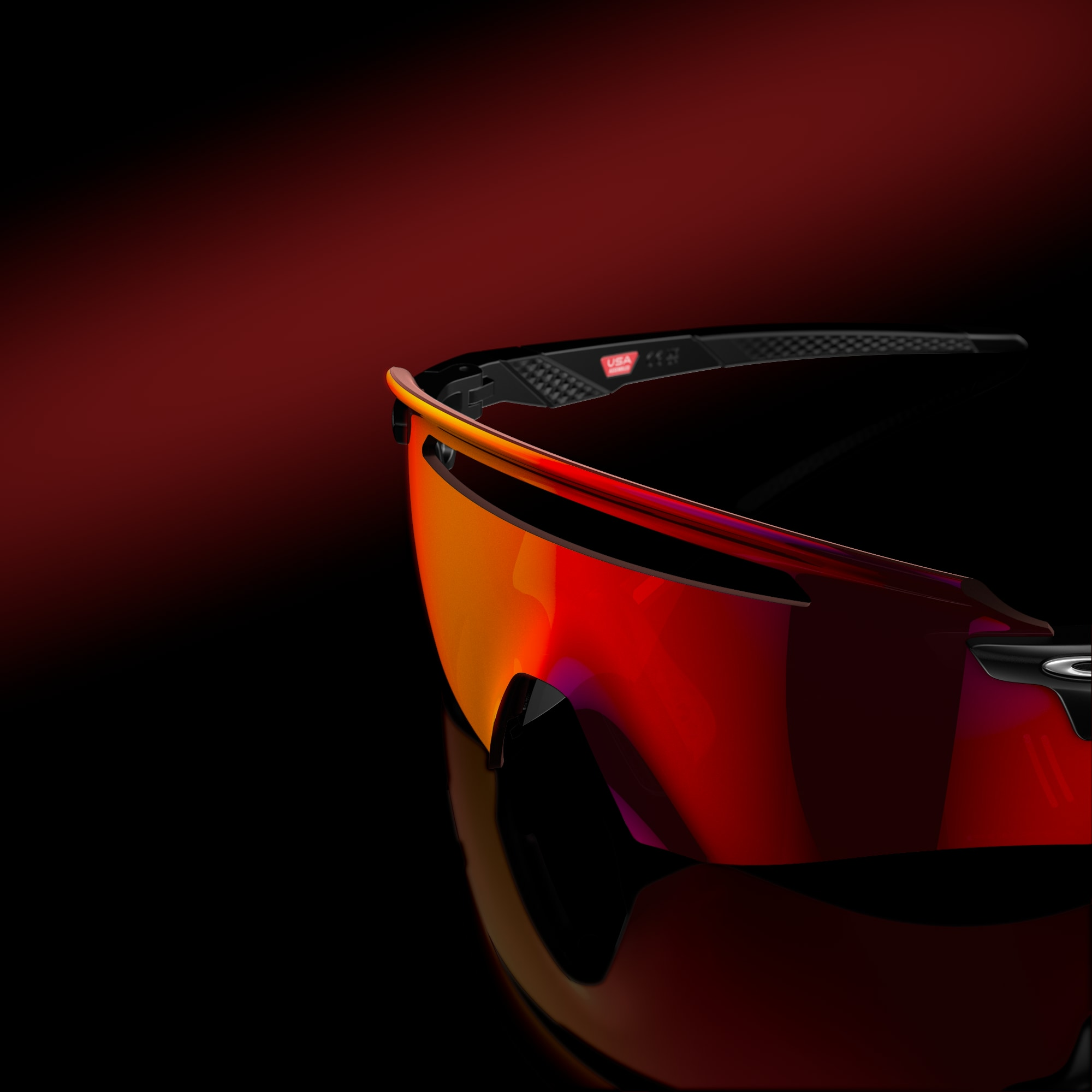 Oakley Sunglasses ENCODER SQUARED Matte Black / Prizm Rubby OO9412-03 ...